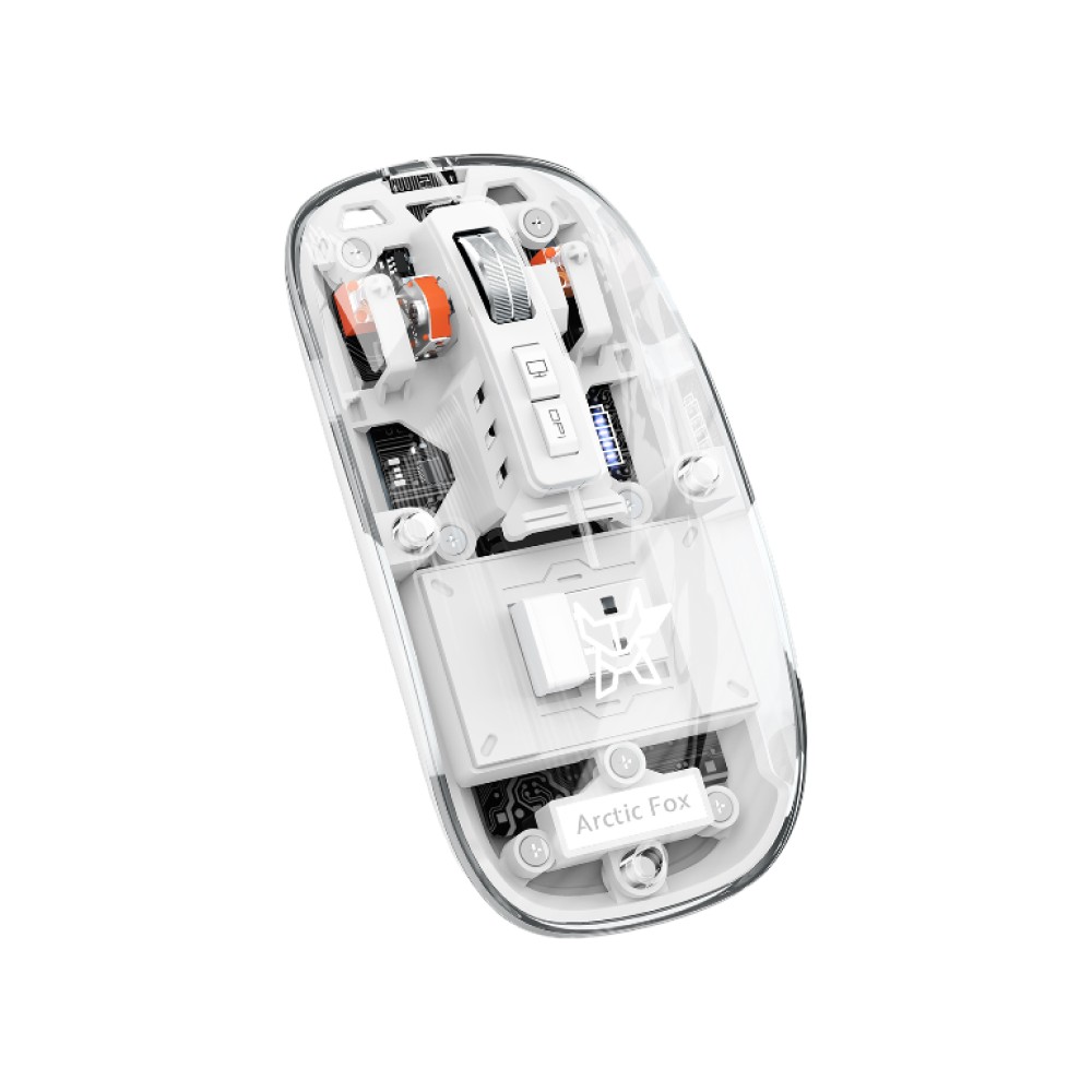 Arctic Fox Pureview Transparent Wireless Mouse (White) Price - Buy ...