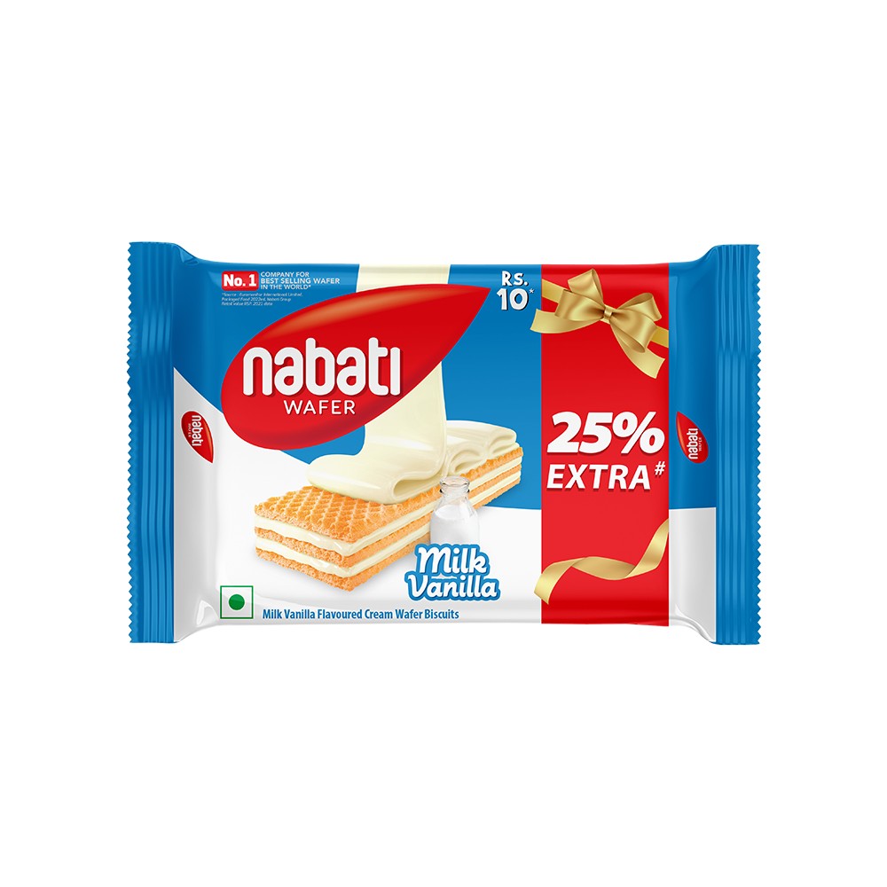 Nabati White Milk Vanilla Flavoured Cream Biscuits Wafers Price - Buy ...