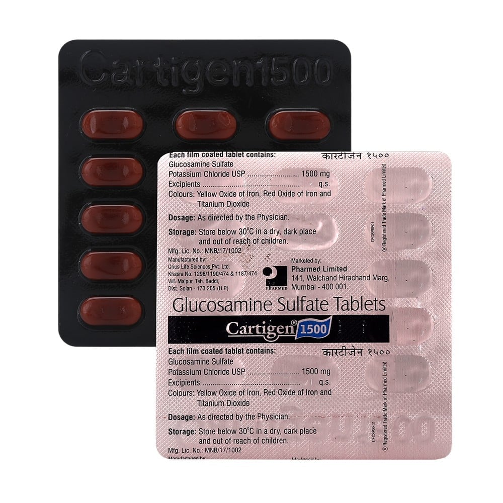 Cartigen 1500 Tablets Price - Buy Online at ₹311 in India