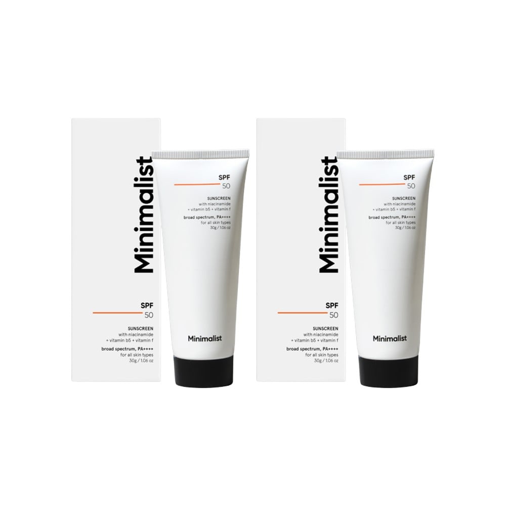 Minimalist Vitamin B5 Sunscreen (SPF 50 PA++++) - Pack of 2 Price - Buy ...