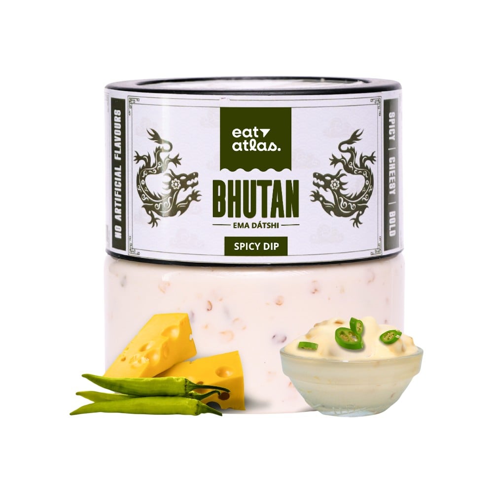 Eat Atlas Ema Datshi Spicy Chilli Cheese Dip Price - Buy Online at Best ...