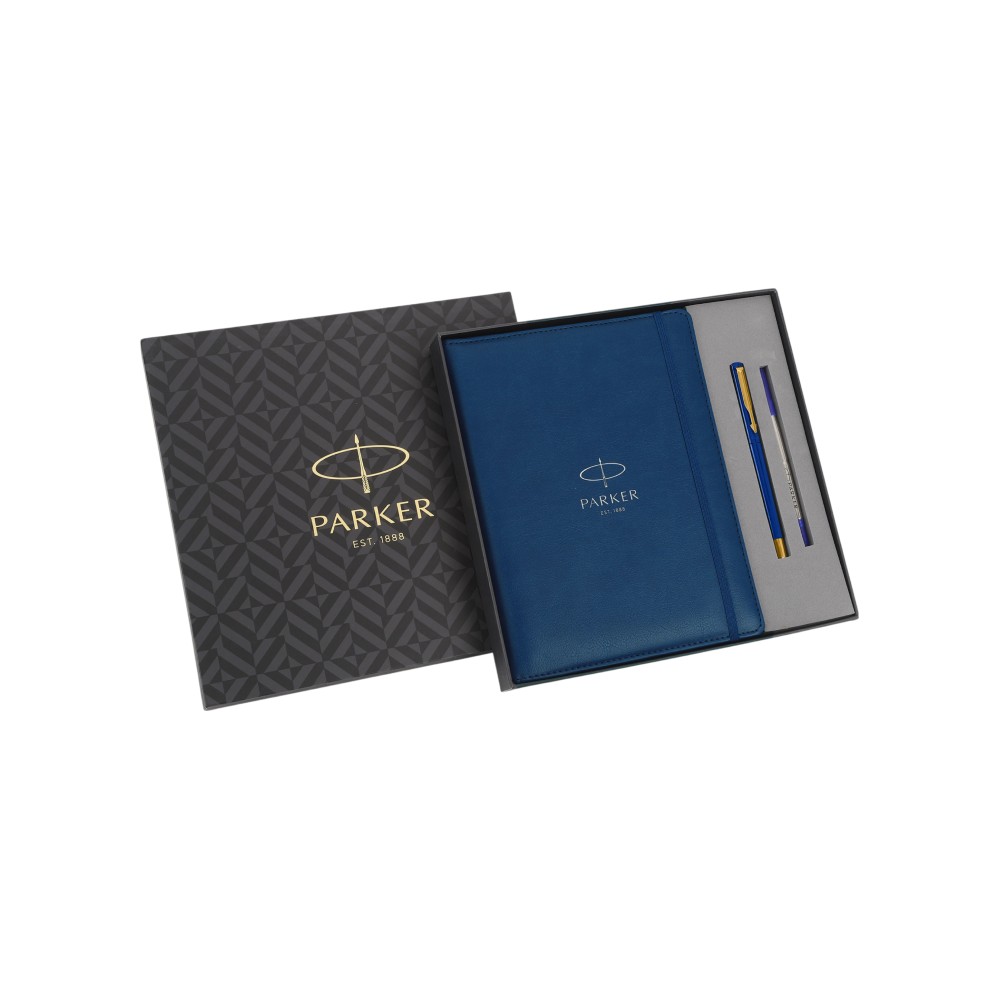 Parker Vector Metallic GT RB Pen + Notebook Gift Set (Blue) Price - Buy ...