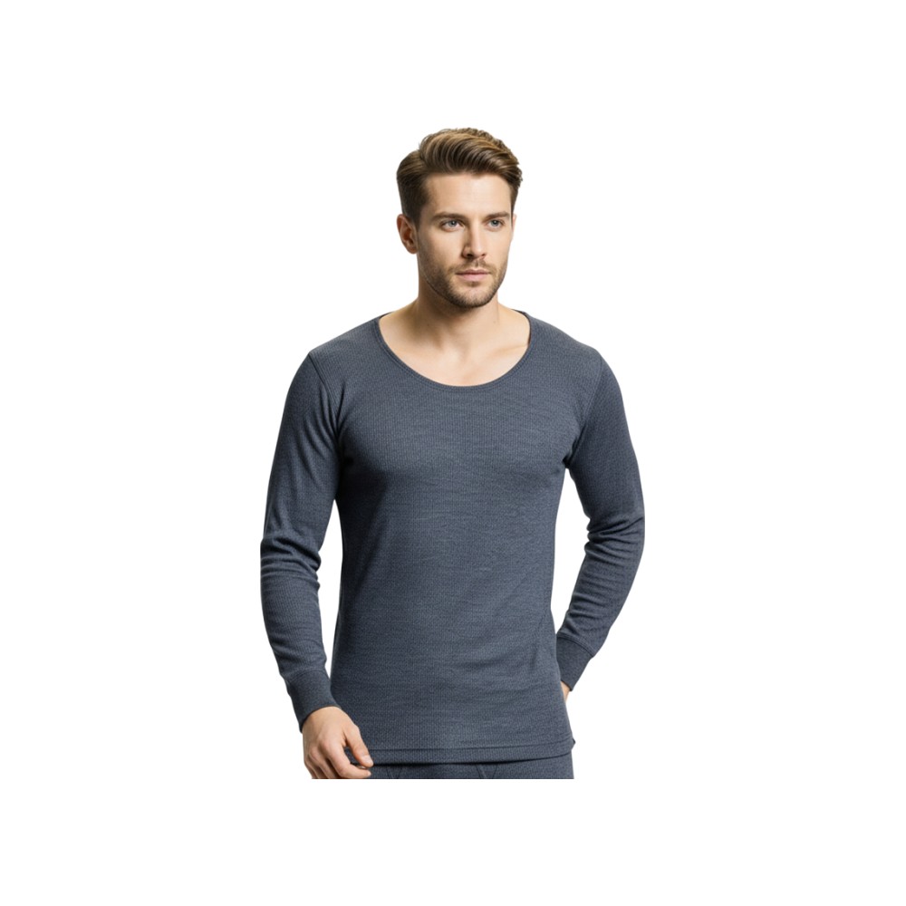 Boldfit Natural Insulation Men Thermal Top (Grey) Price - Buy Online at ...