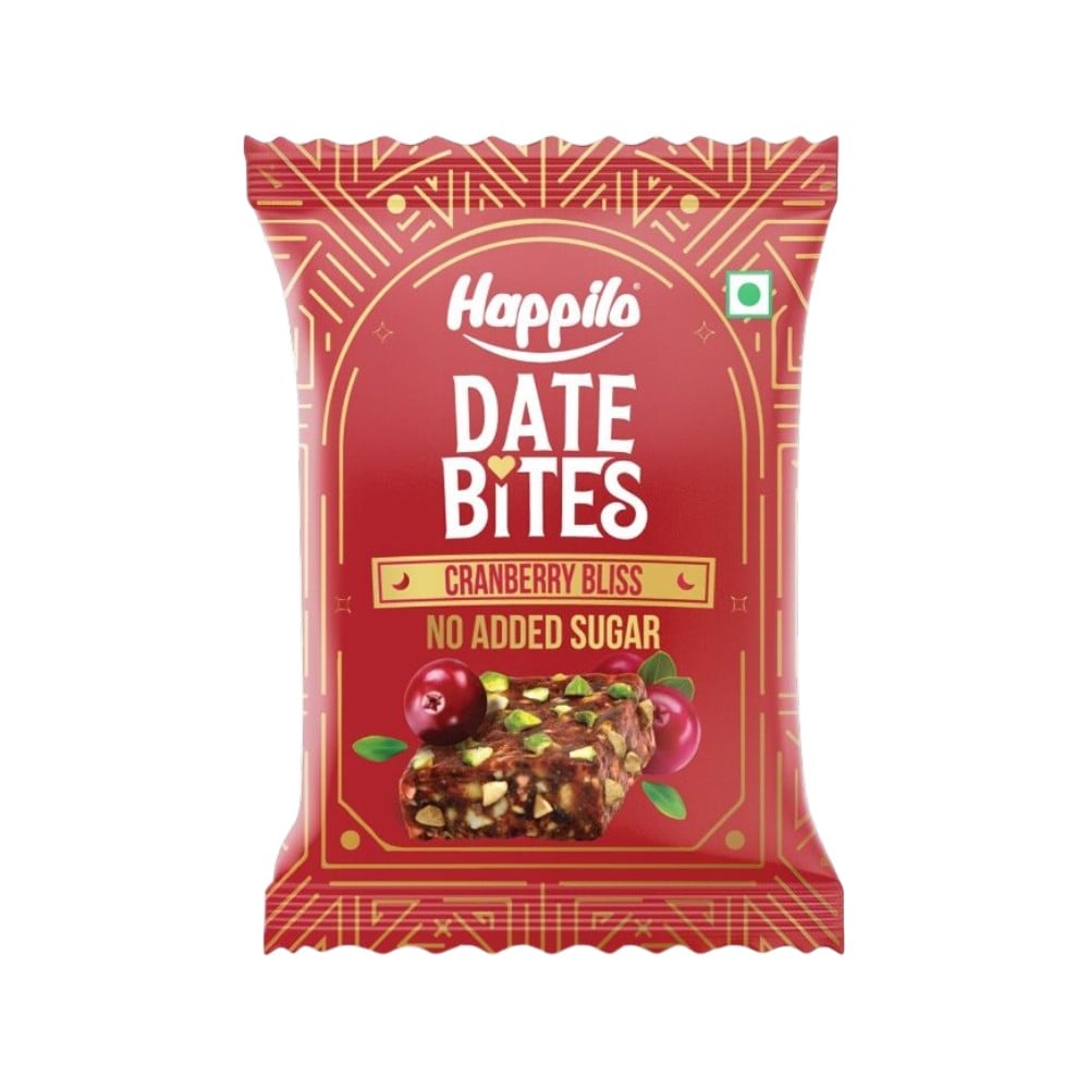 Happilo Premium Cranberry Date Bites Price - Buy Online at ₹17 in India