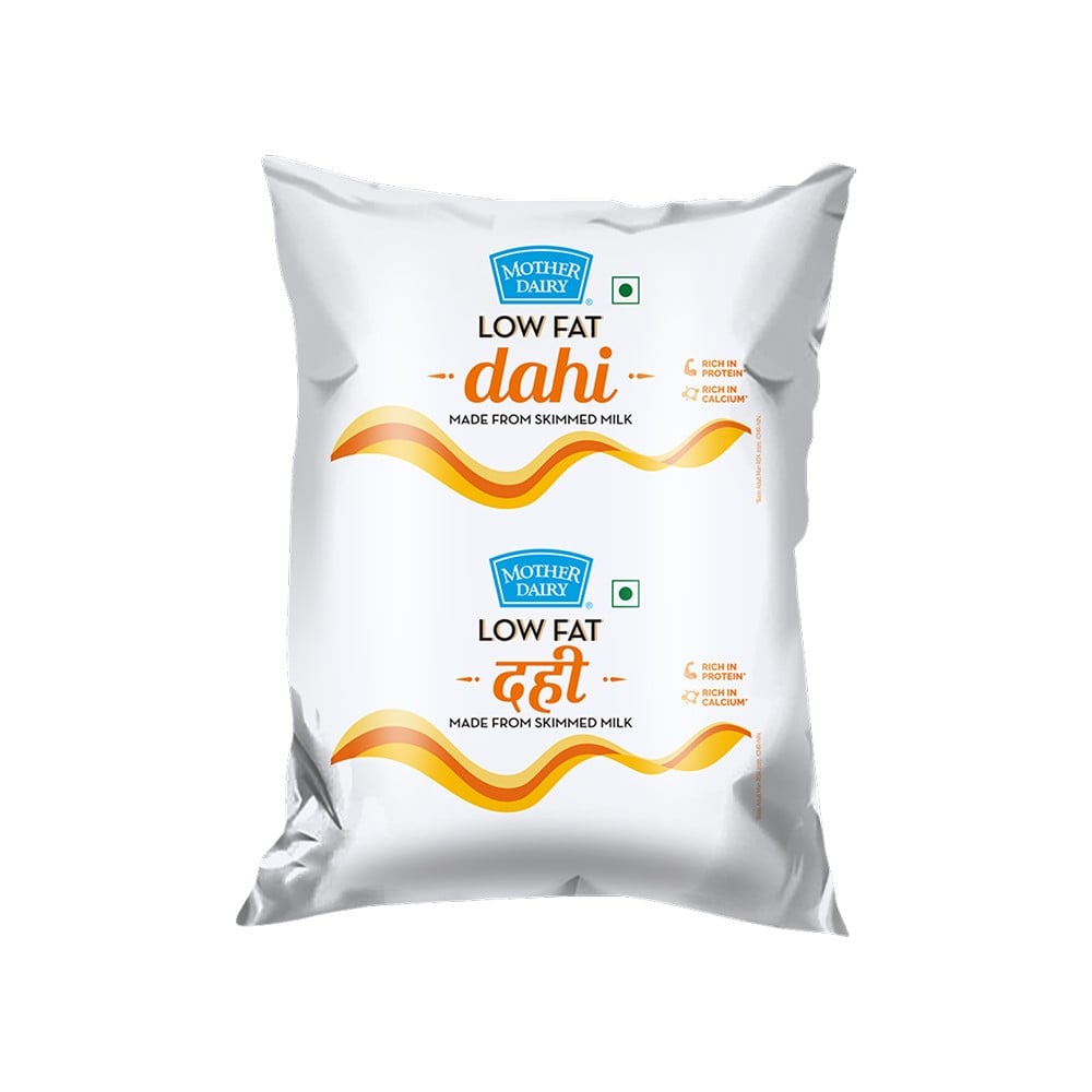 Mother Dairy Pouch Curd (Low-Fat) Price - Buy Online at Best Price in India
