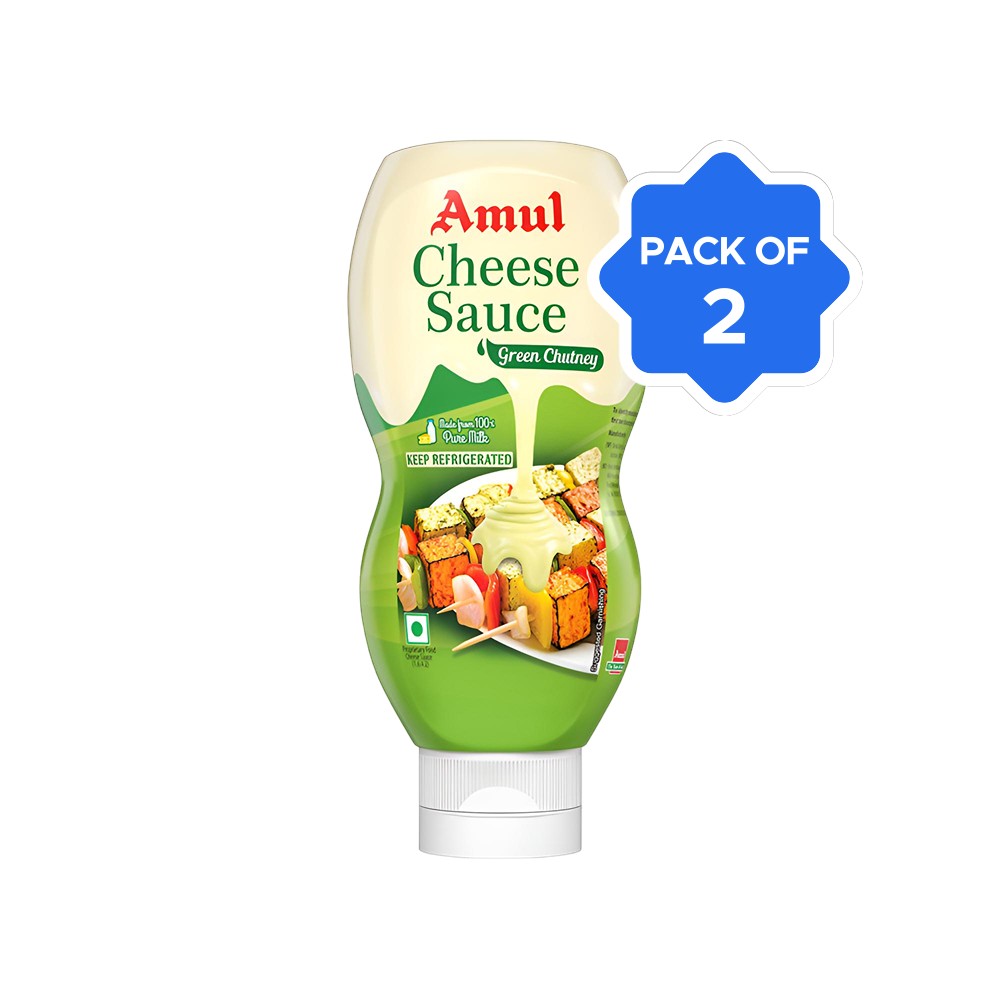 Amul Green Chutney Cheese Sauce - Pack of 2 Price - Buy Online at Best ...
