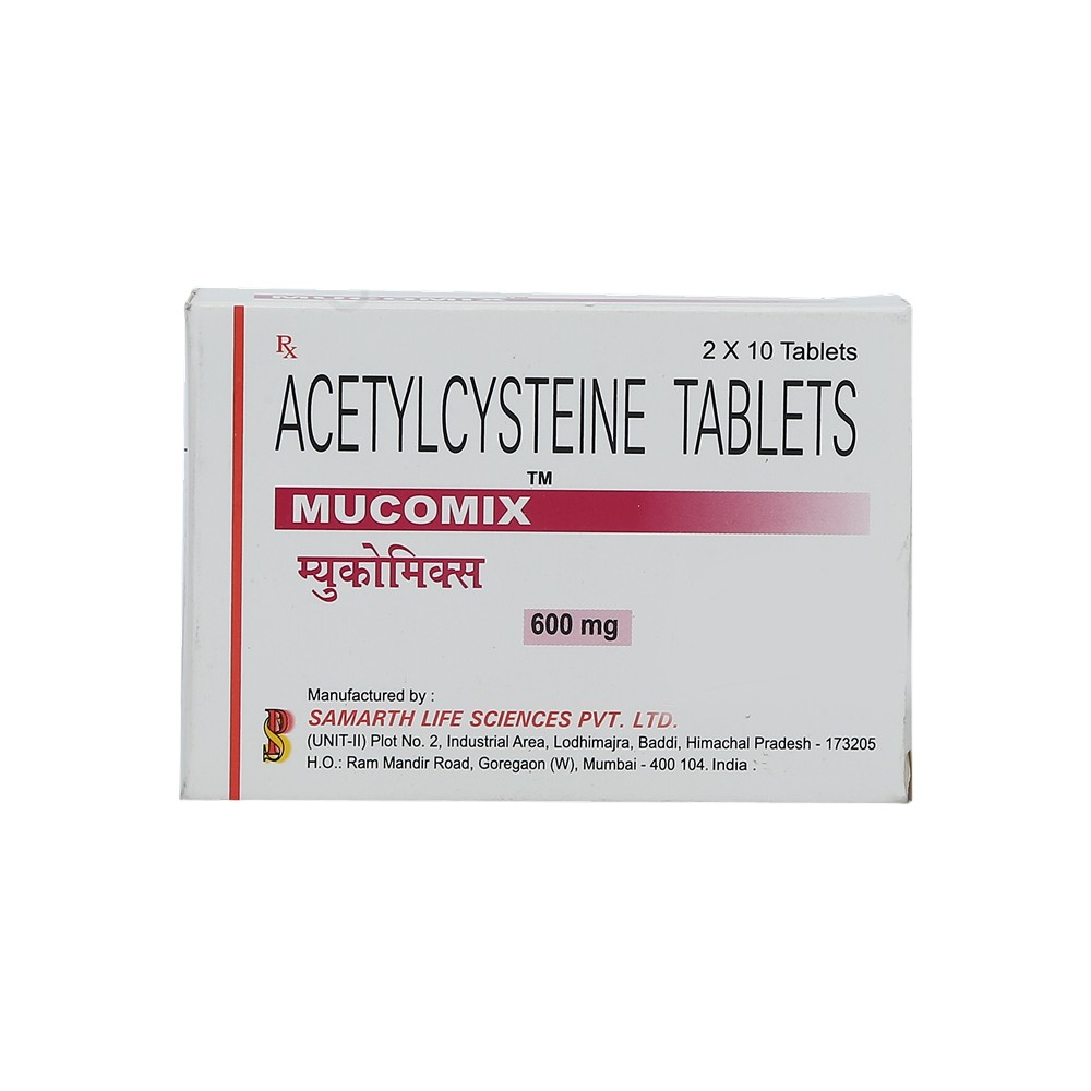 Mucomix 600mg Strip Of 10 Tablets Price - Buy Online at Best Price in India