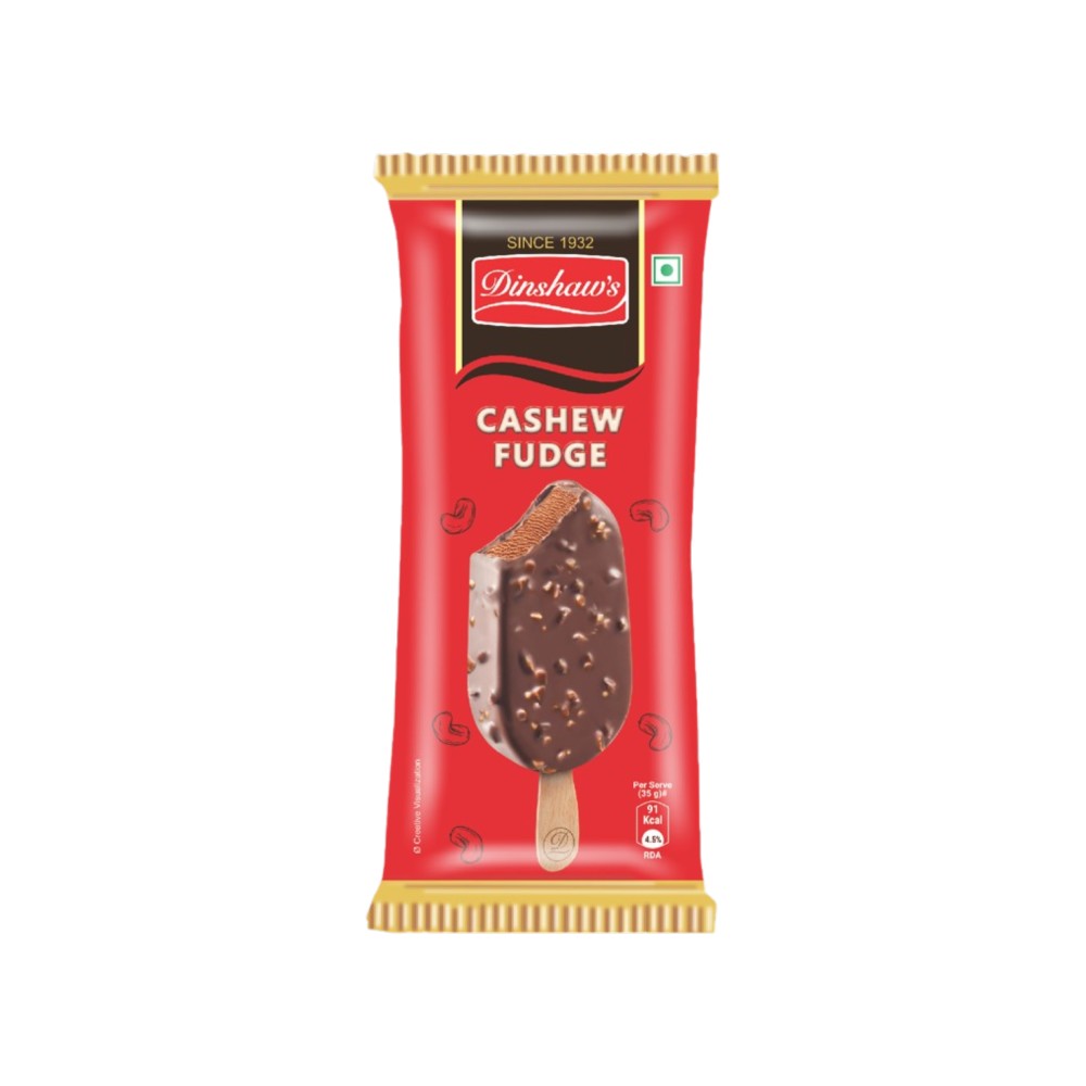 Dinshaw's Cashew Fudge Chocolate Ice Cream Stick Price - Buy Online at ...