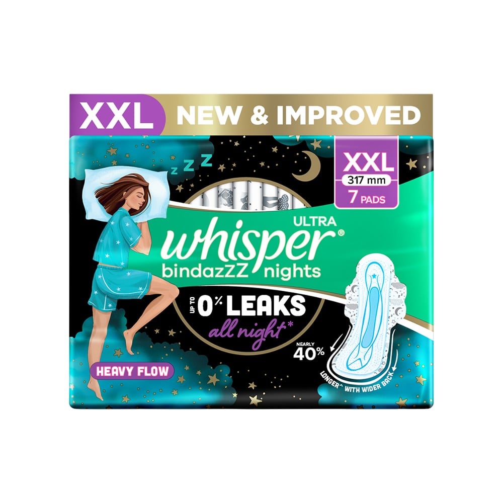 Whisper Ultra Bindaz Nights Sanitary Pads (Travel Pack) Price - Buy ...