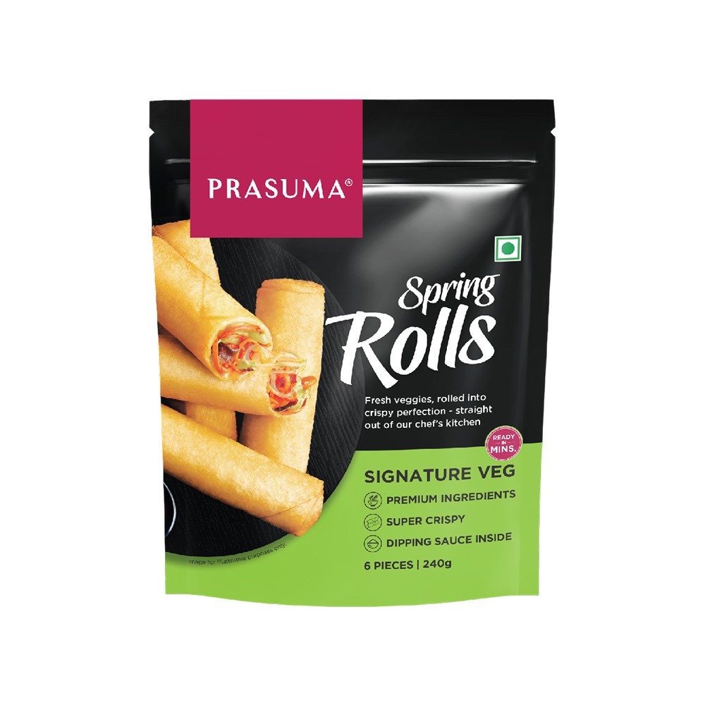 Prasuma Signature Veg Spring Roll Price - Buy Online at ₹159 in India