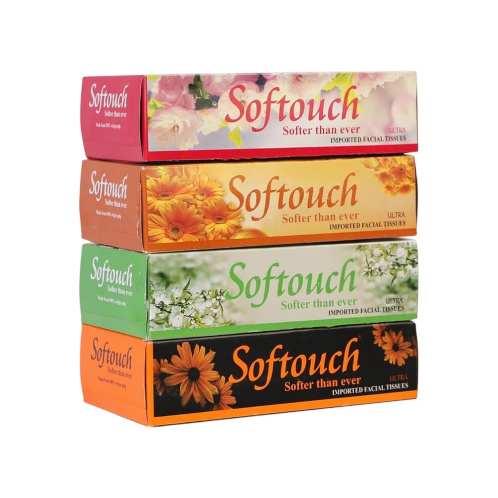 Softouch Ultra Soft Face Tissue Box (2 Ply) Price - Buy Online at Best ...