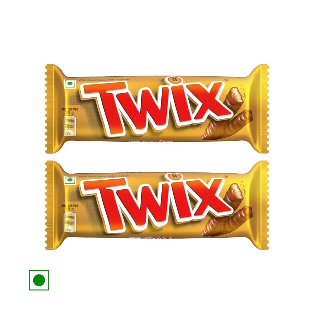 Twix Cookie Caramel Chocolate Filled Bar - Pack of 2 Price - Buy Online ...