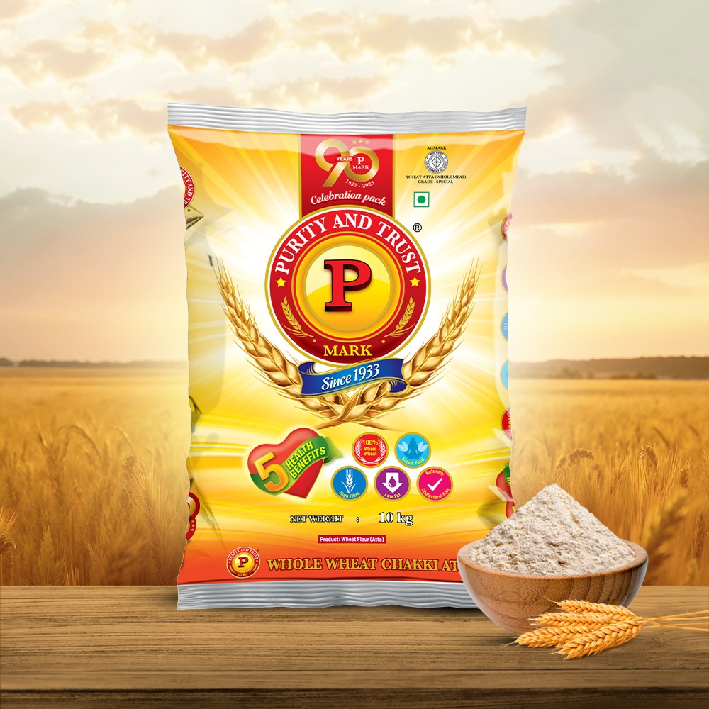 P Mark Whole Wheat Chakki Atta Price - Buy Online at Best Price in India