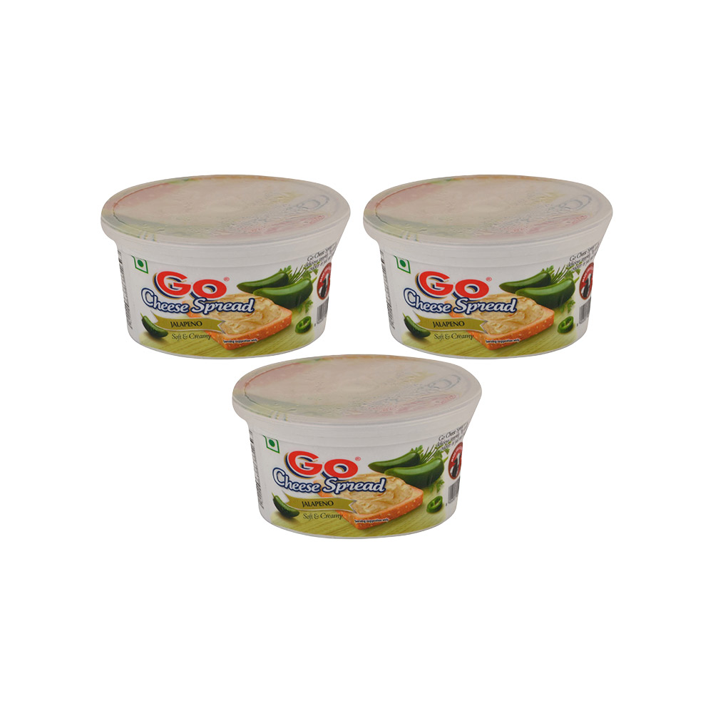 Go Jalapeno Cheese Spread - Pack of 3 Price - Buy Online at Best Price ...