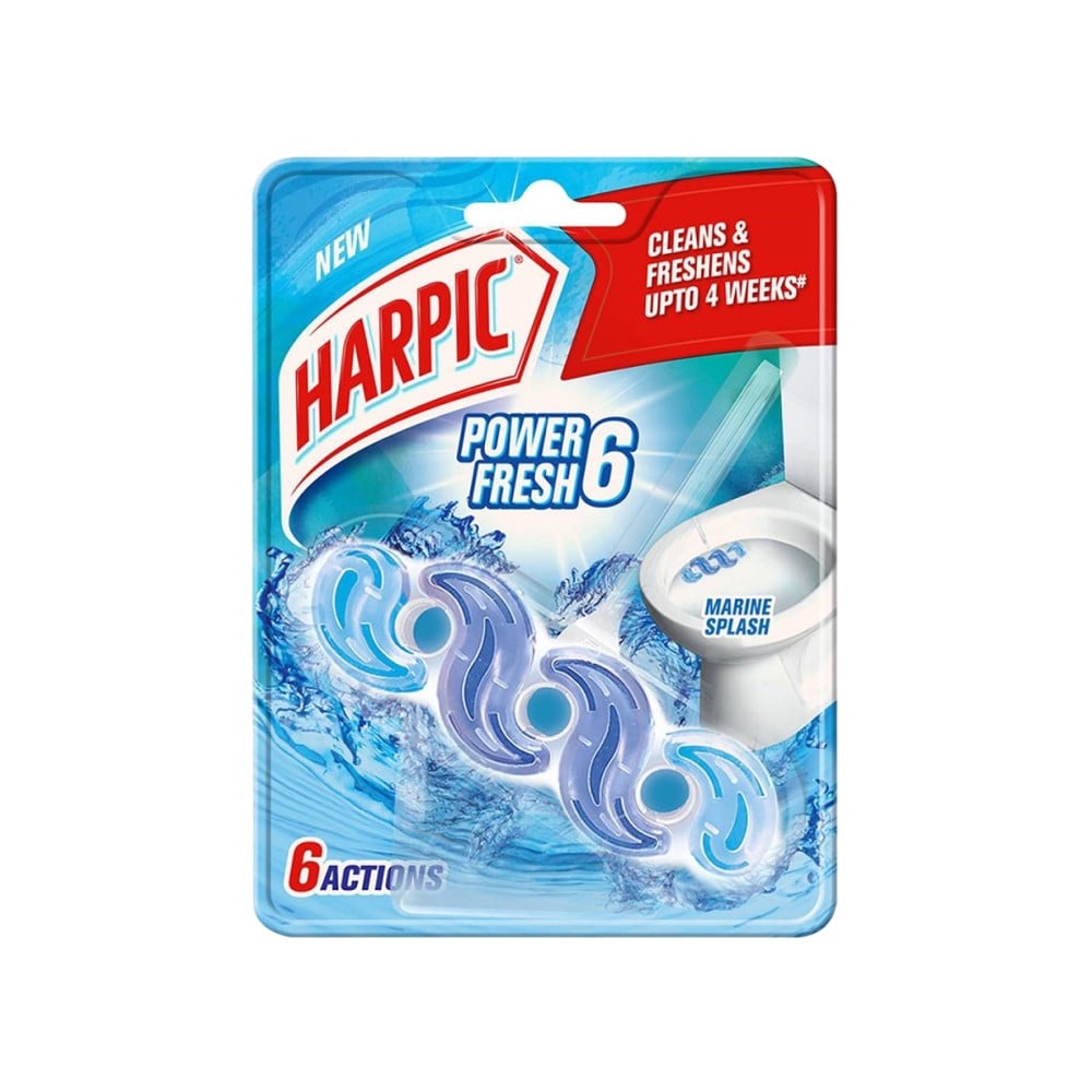 Harpic Power Fresh 6 Toilet Cleaner Block (Marine Splash) Price - Buy ...