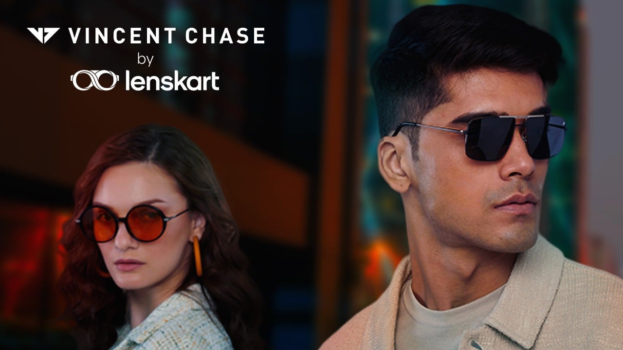 Lenskart Vincent Chase Havana Sunglasses (Black, Full Rim, Square ...