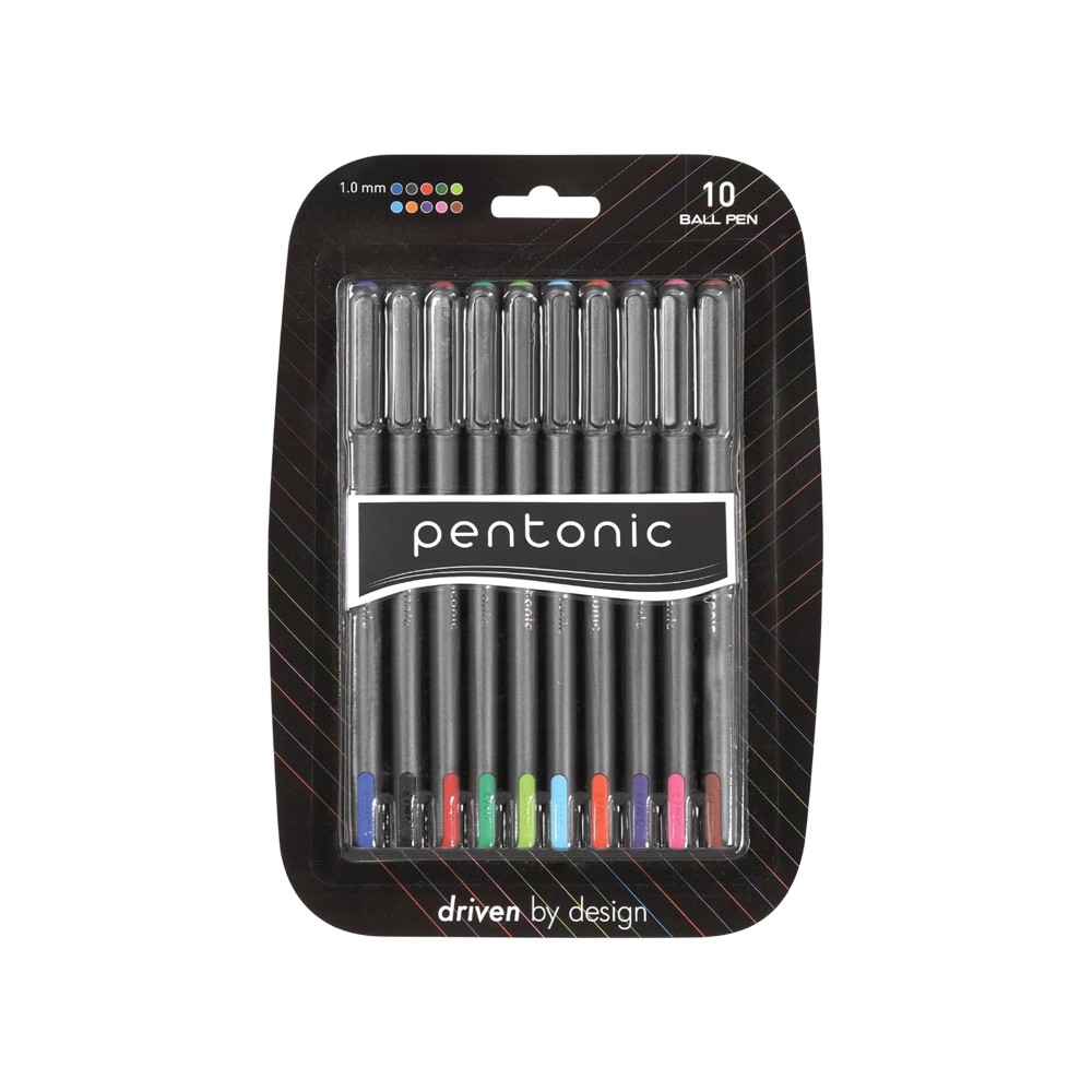 Pentonic 0.1 mm Ball Pen Set Blister (Multicolor) Price - Buy Online at ...
