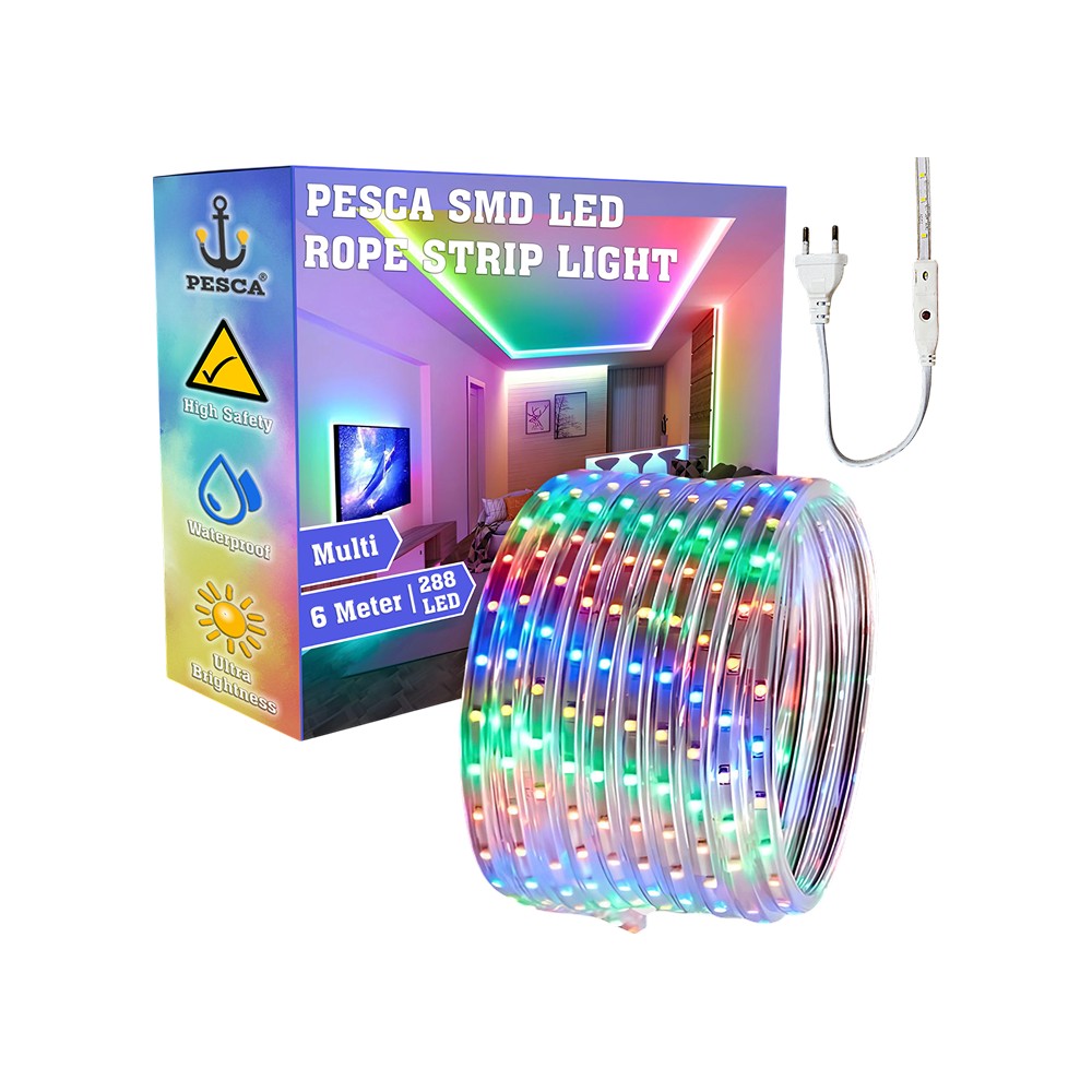 Multicolour Waterproof SMD LED Strip Lights (with 8 Modes, 5 W) - Pesca ...