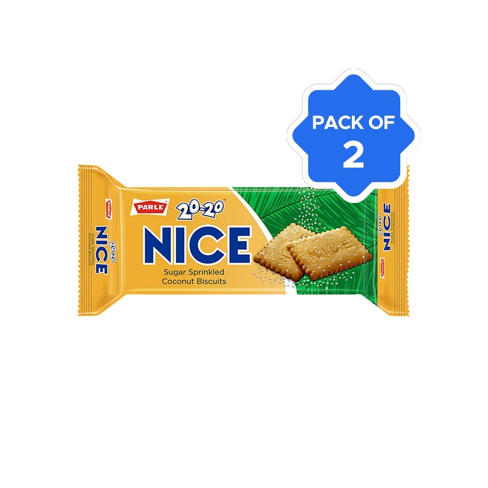 Parle 20-20 Nice Biscuit - Pack of 2 Price - Buy Online at Best Price ...