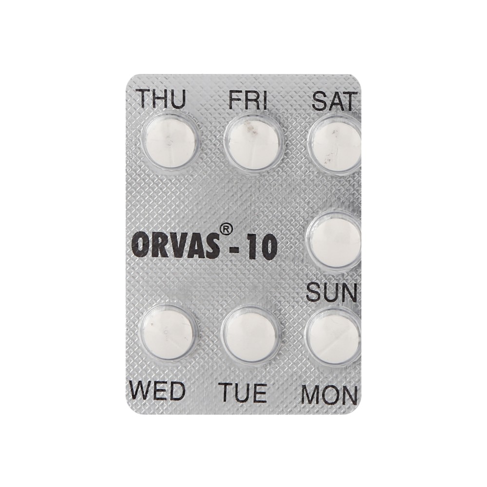 Orvas 10mg Strip Of 7 Tablets Price - Buy Online at ₹23 in India