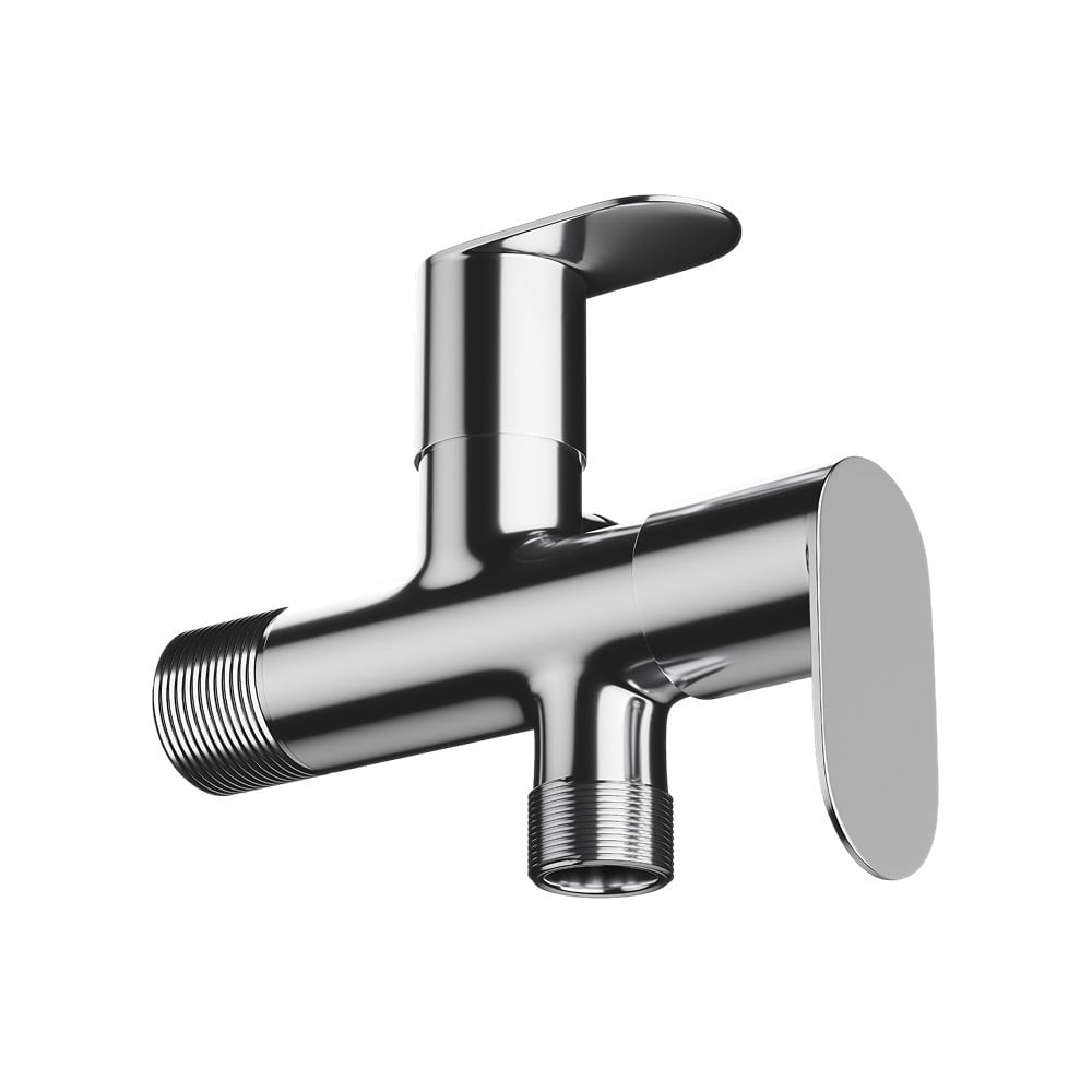 Lifelong Dual Outlet Tap Angle Valve (Chrome) Price - Buy Online at ...