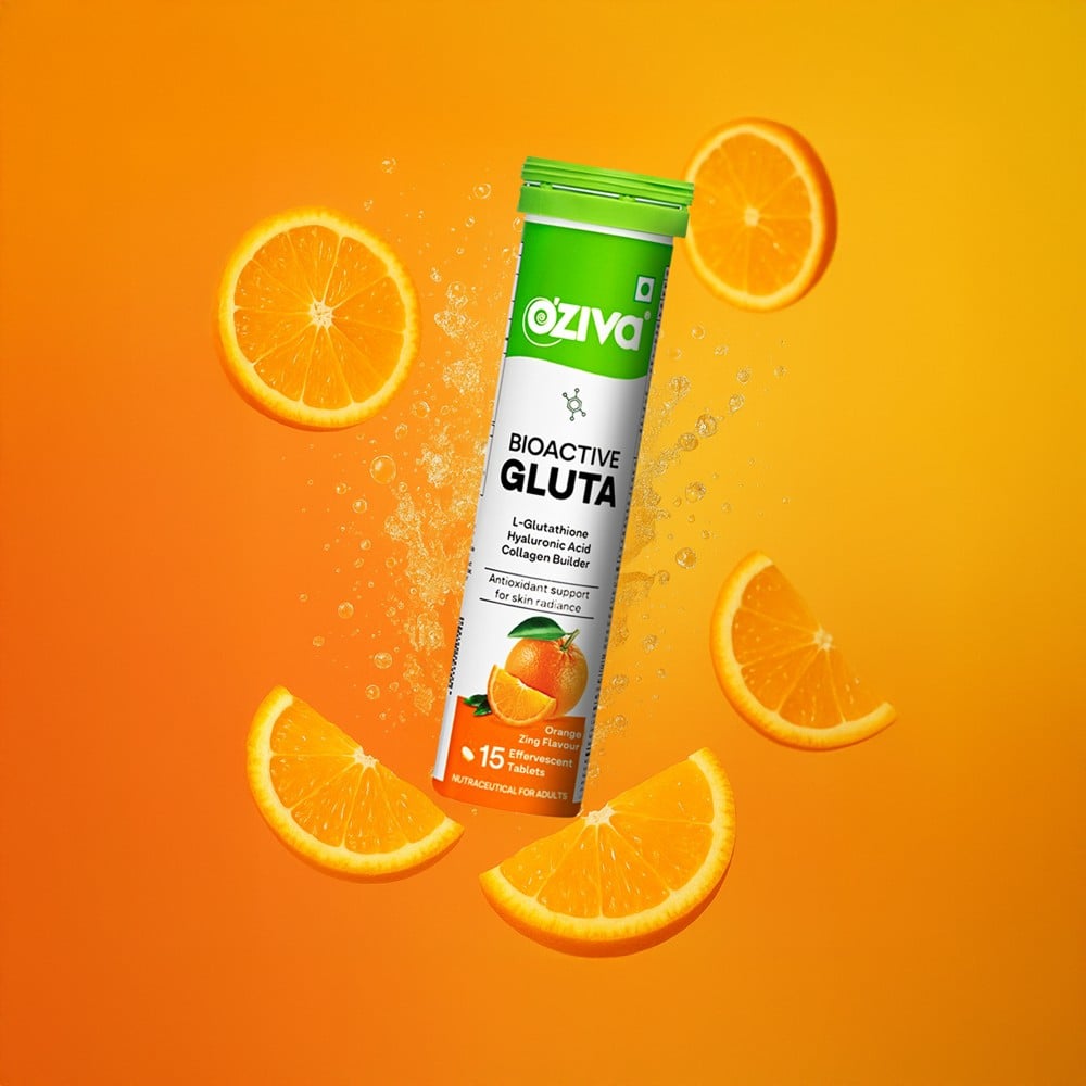 OZiva Bioactive Glutathione Effervescent Tablets (Orange) Price - Buy ...
