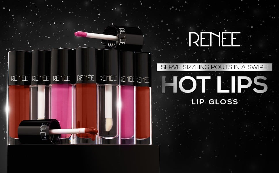 RENEE Hot Lips Lip Gloss (Clear) Price - Buy Online at Best Price in India