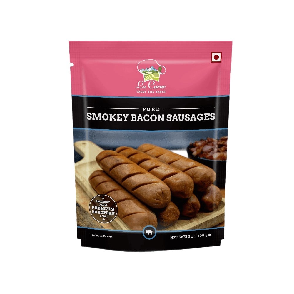 La Carne Smokey Bacon Pork Sausage Price - Buy Online at Best Price in ...