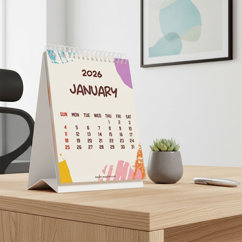 Mad Over Print Geometry Desk Calendar (Multicolour) Price - Buy Online ...