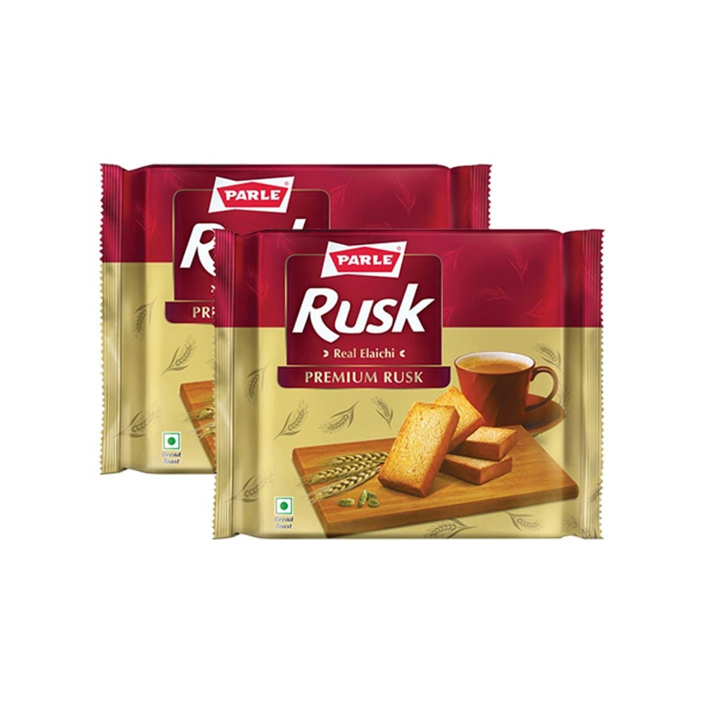 Parle Rusk - Real Elaichi Premium Rusk - Pack of 2 Price - Buy Online ...