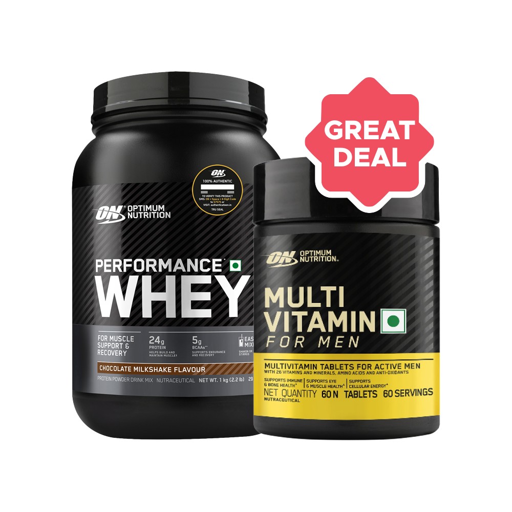 Optimum Nutrition (ON) Performance Chocolate Whey Protein Milkshake ...