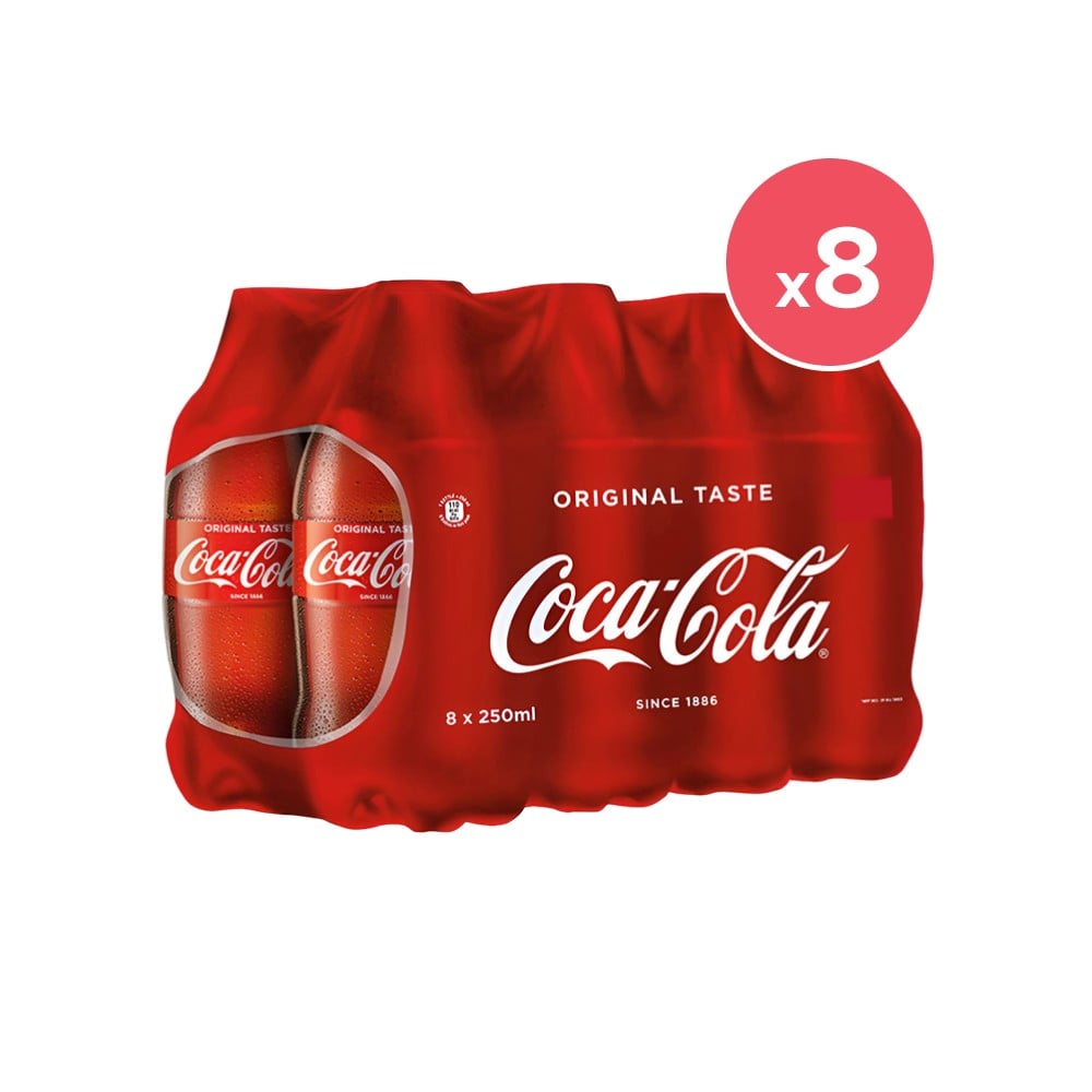 Coca-Cola Original Taste Soft Drink - Pack of 8 Price - Buy Online at ...