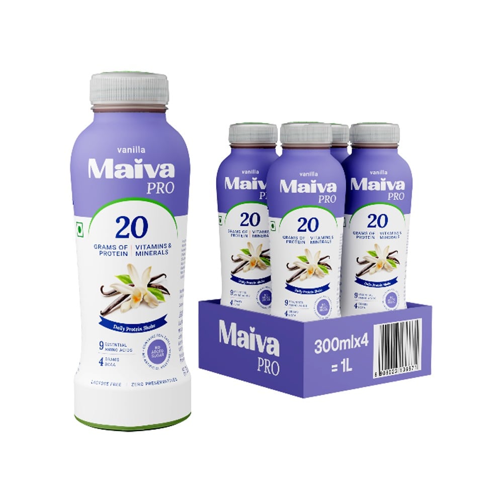 Maiva Pro Vanilla Plant Protein Shake Price - Buy Online at Best Price ...