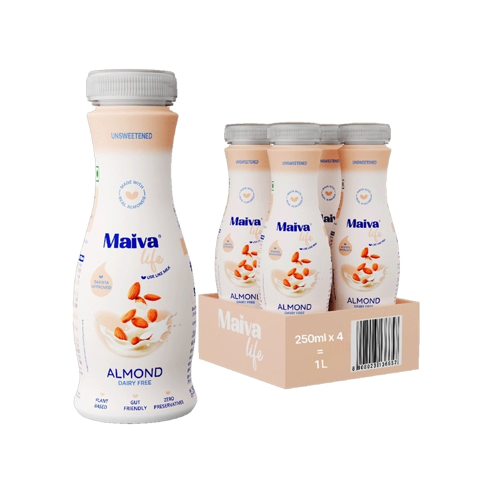 Maiva Unsweetened Almond Milk Price - Buy Online at Best Price in India