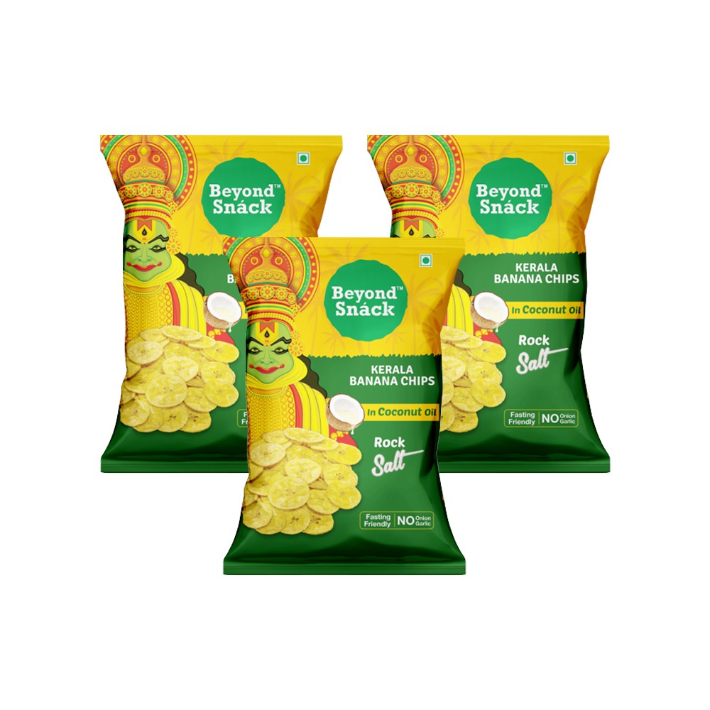 Beyond Snack - Kerala Rock Salt Banana Chips - Pack of 3 Price - Buy ...