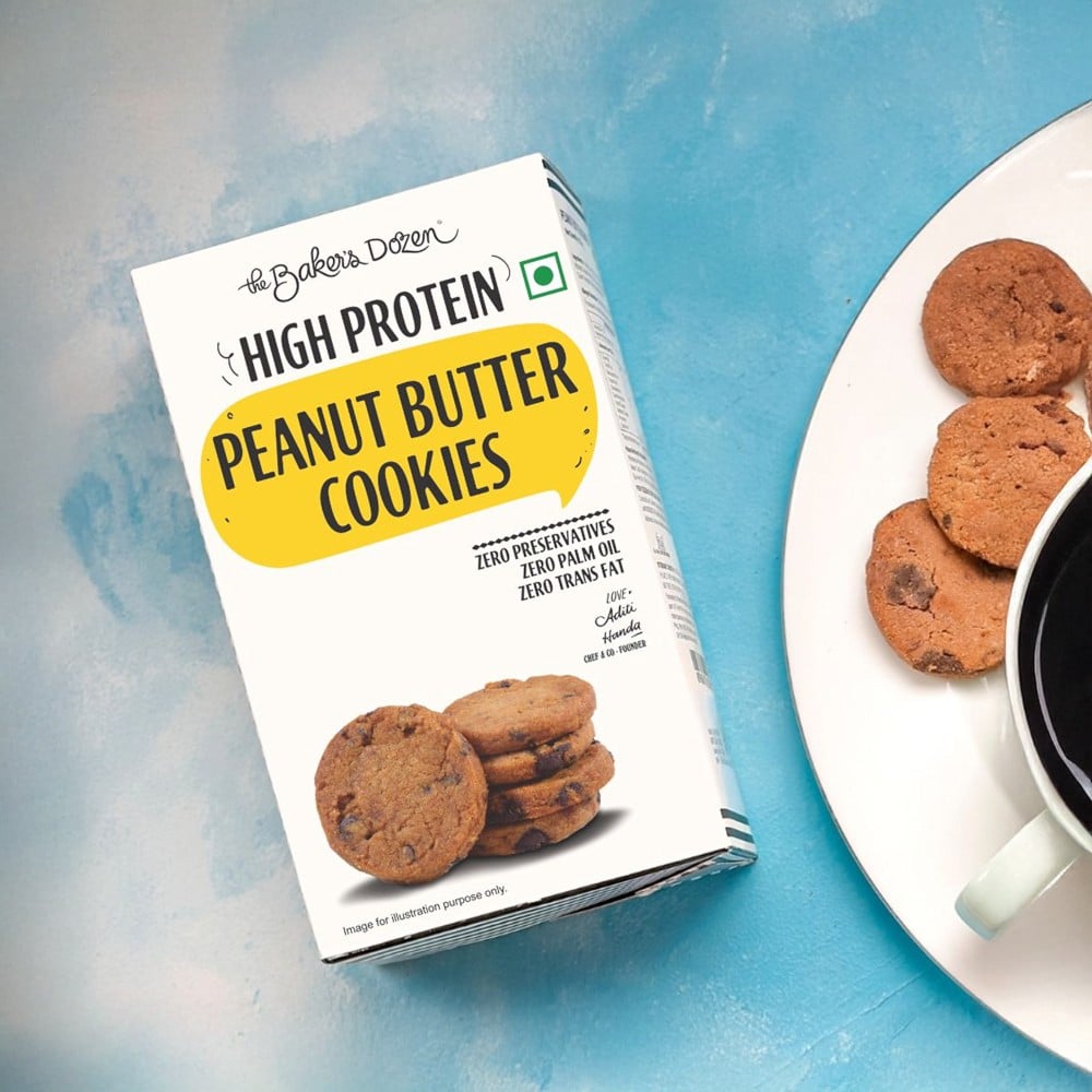 The Baker's Dozen High Protein Peanut Butter Cookies Price - Buy Online ...