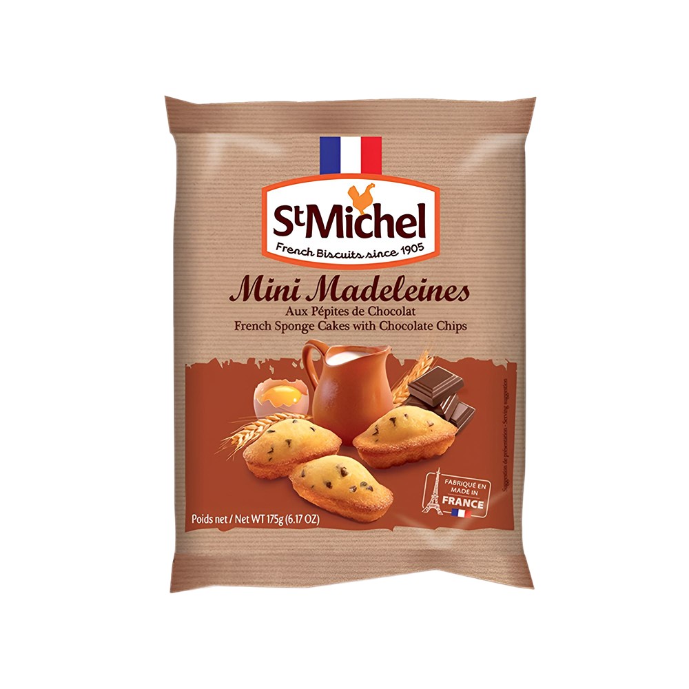 St Michel Mini Madeleines Slice Cake with Chocolate Chips Price - Buy ...