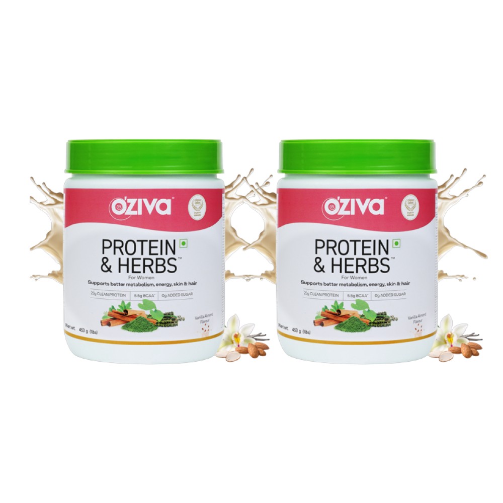 OZiva Whey Protein for Women (Vanilla Almond) - Pack of 2 Price - Buy ...