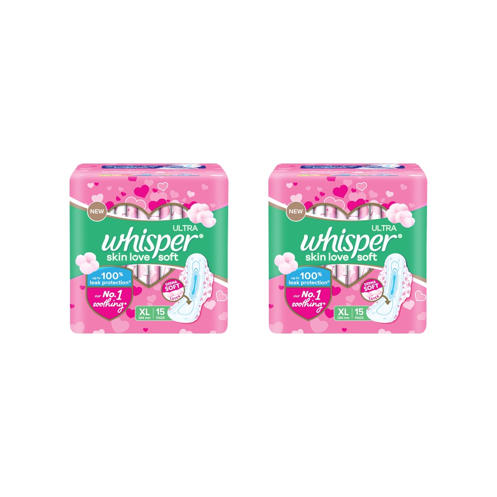 Whisper Ultra Skin Love Soft Sanitary Pads - Pack of 2 Price - Buy ...