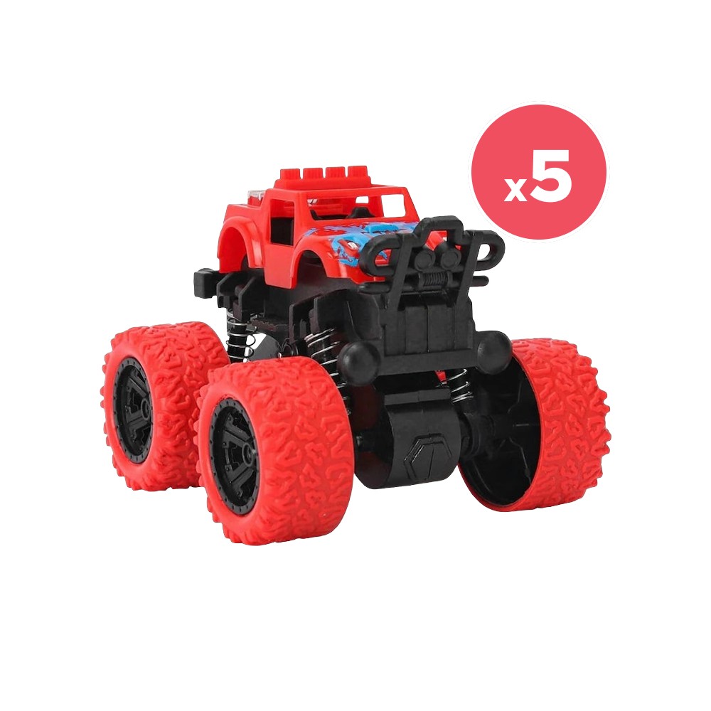 Toyshine Friction Powered Rock Crawler Mini Toy Vehicle - Pack of 5 ...