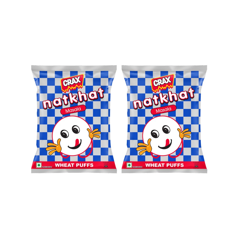 Crax Natkhat Masala Wheat Puffs Snacks - Pack of 2 Price - Buy Online ...