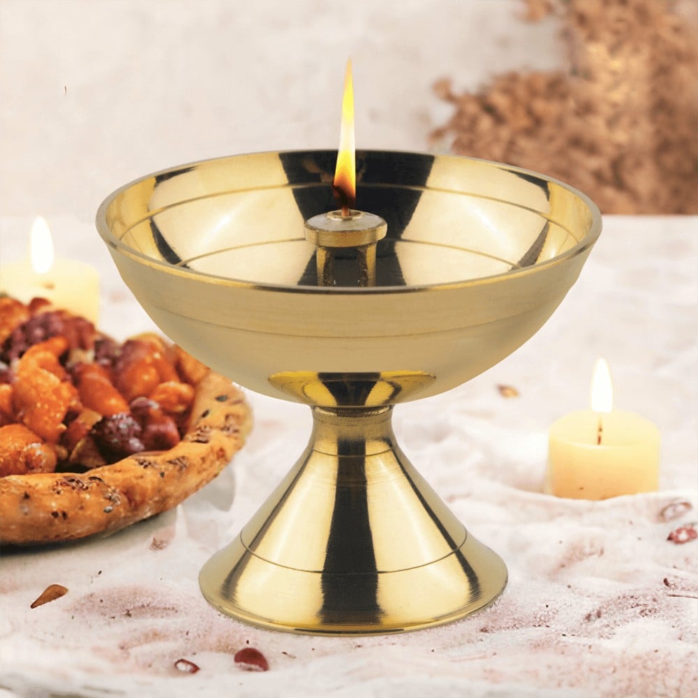 Pyali Brass Diya by Chandar Price - Buy Online at Best Price in India