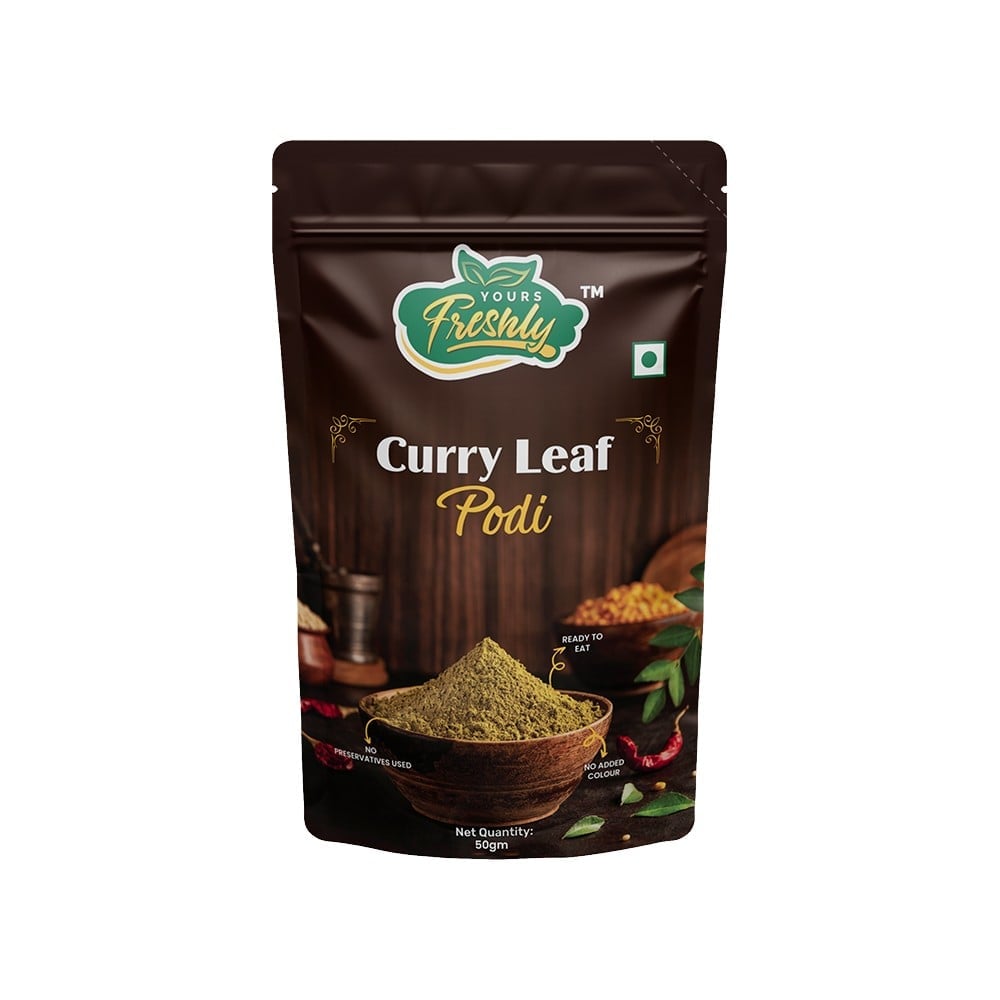 Yours Freshly Curry Leaves Gunpowder Podi Price - Buy Online at ₹65 in ...