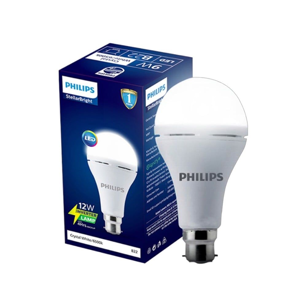 Philips Lighting Rechargeable 12 W Inverter Bulb (Crystal White) Price ...