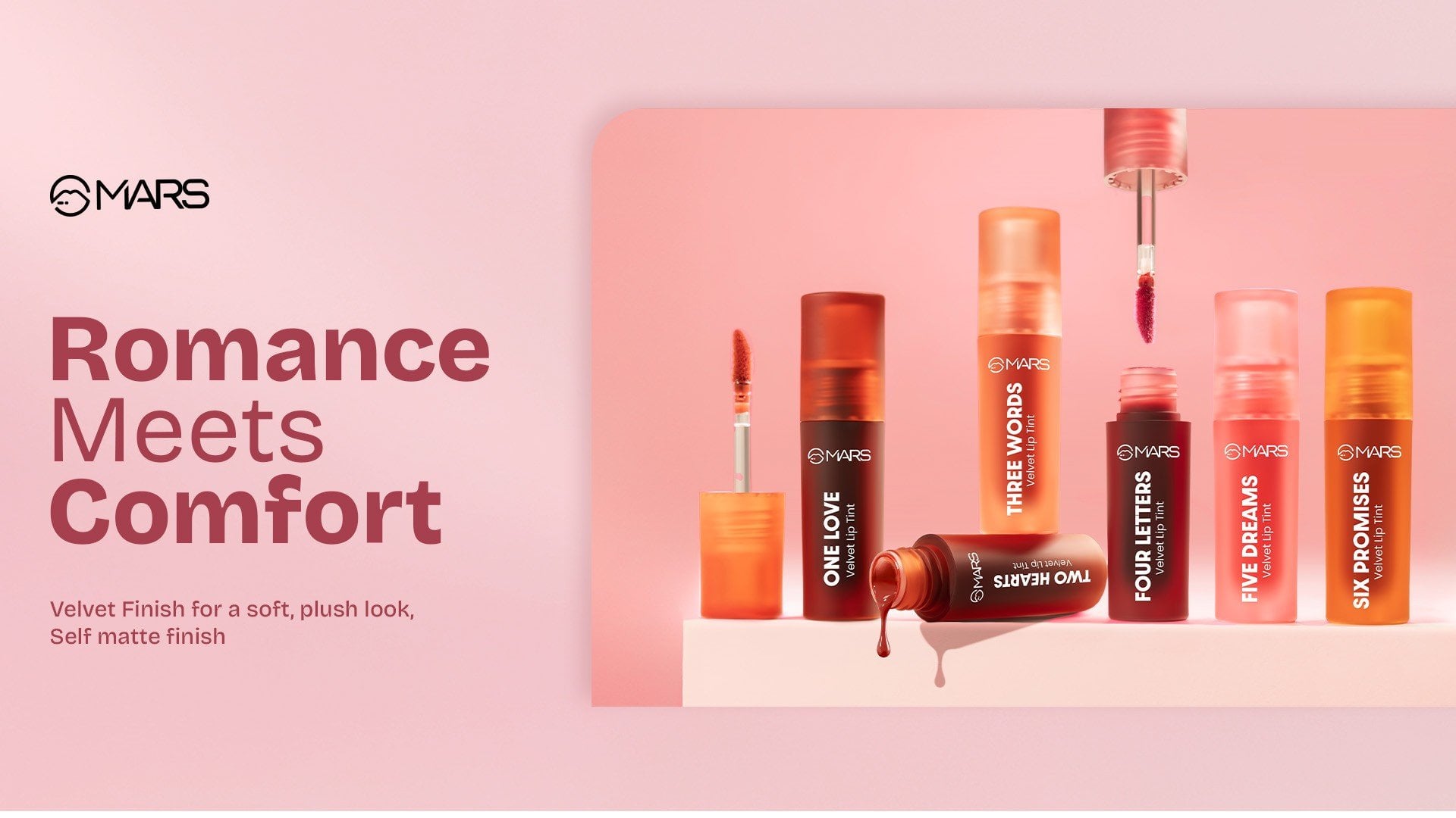 MARS Cosmetics Love Track Velvet Lip Tint (Four Letter) Price - Buy ...