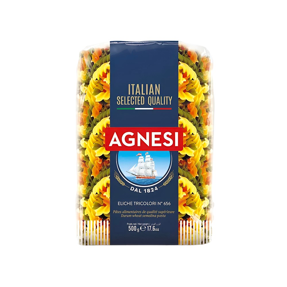 Agnesi Eliche Tricolor Pasta N 656 Price - Buy Online at Best Price in ...