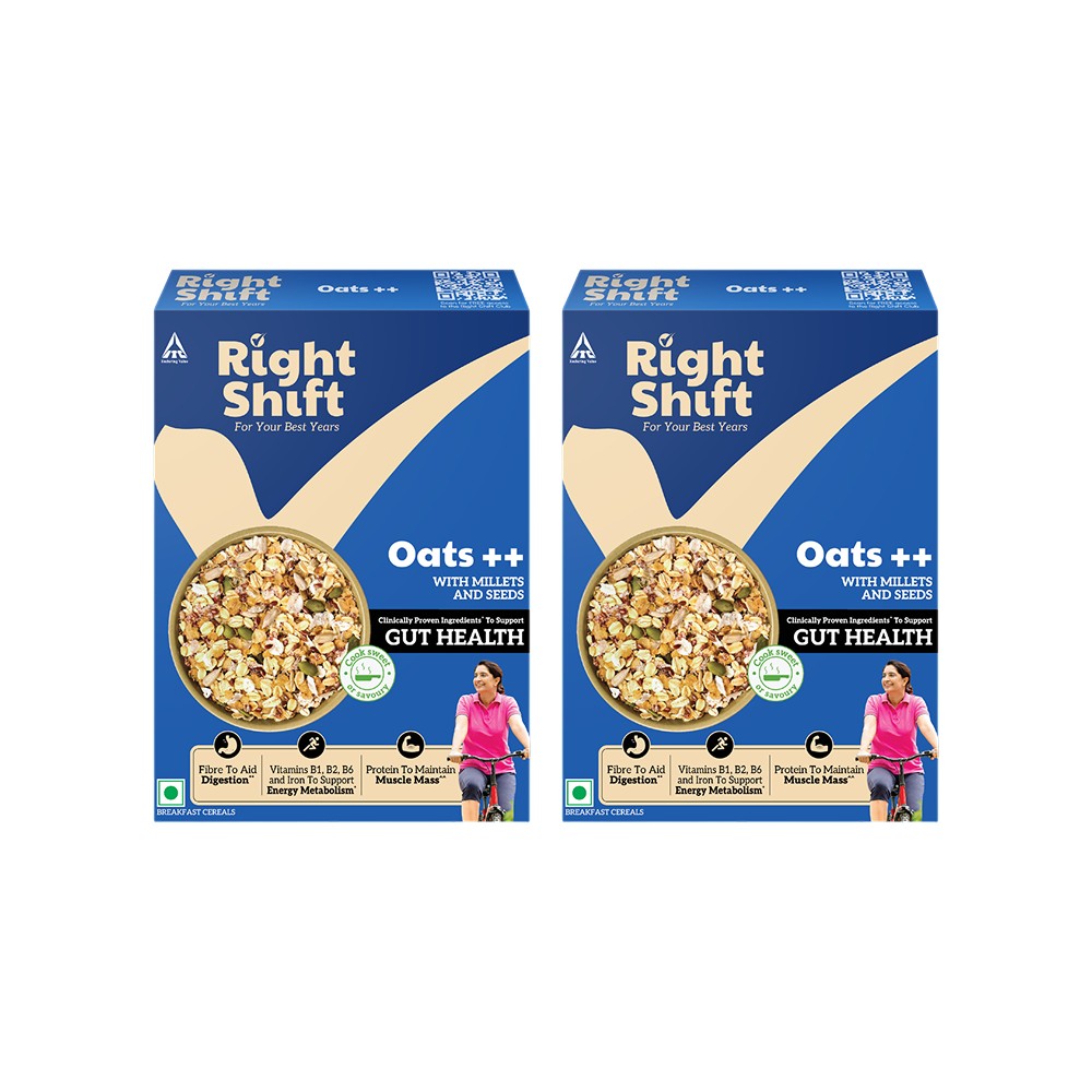 Right Shift 23 g Protein Oats with Millets and Seeds - Pack of 2 Price ...