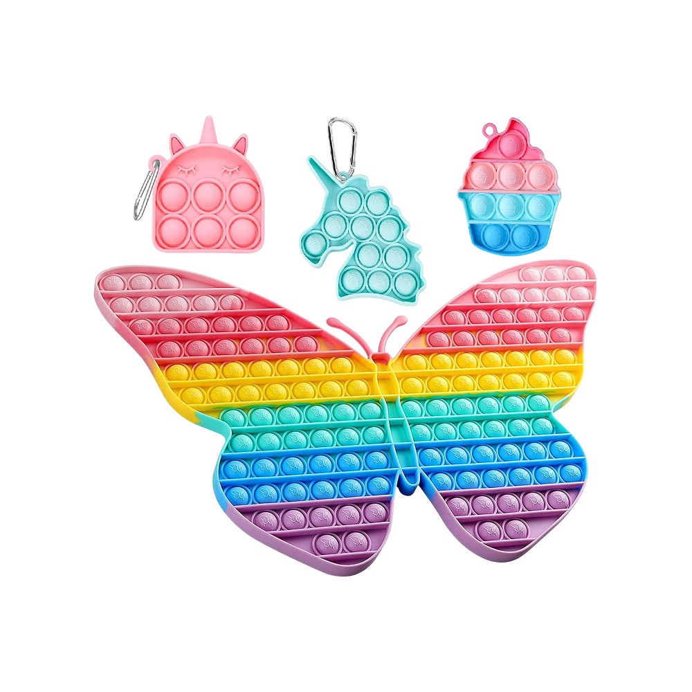 FunBlast Pop It Jumbo Butterfly Fidget Toy (Blue) Price - Buy Online at ...