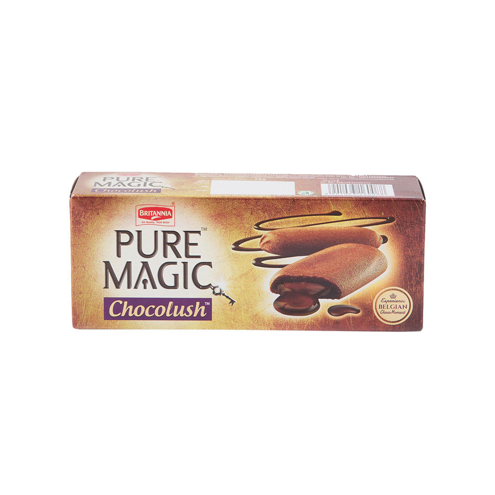 Britannia Pure Magic Chocolush Choco Filled Cookies (69 g) - Pack of 3 ...