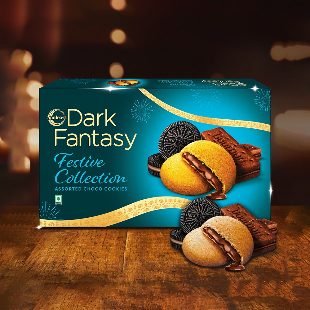 Sunfeast Dark Fantasy Festive Collection Assorted Choco Cookies Gift ...